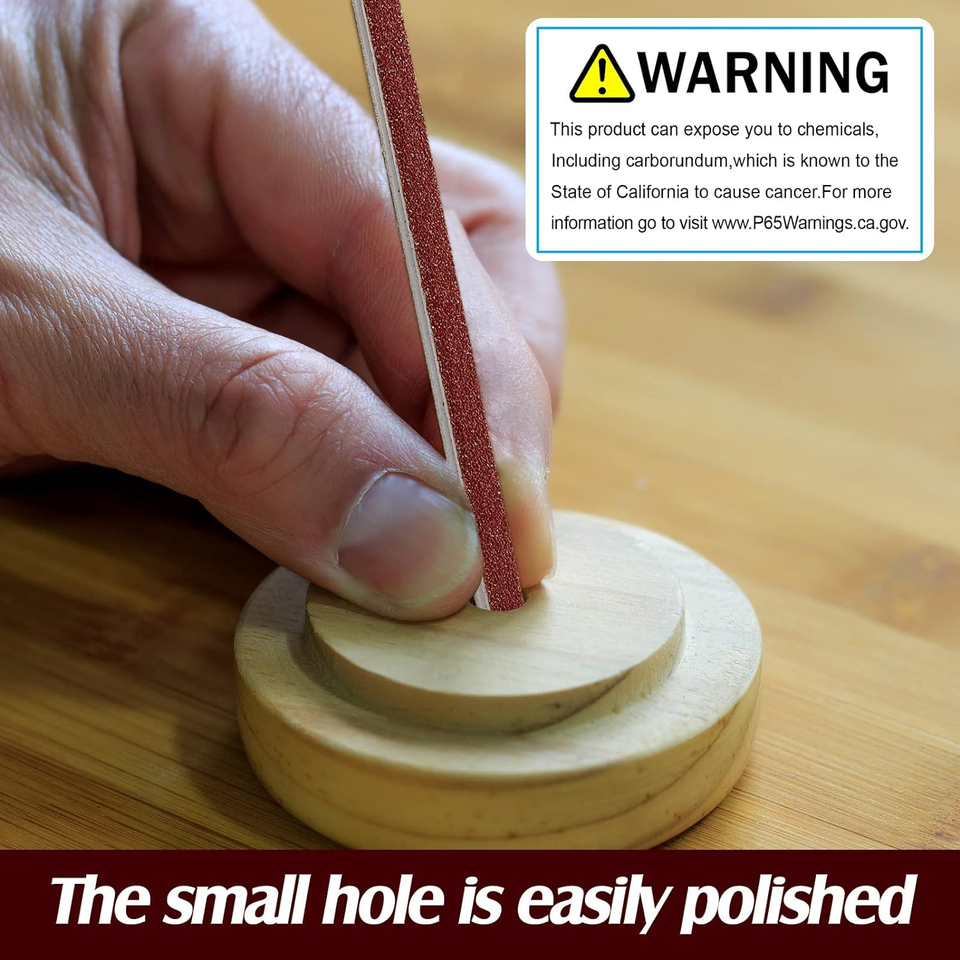 120 Pieces Sanding Twigs Cushioned Abrasive Sanding Sticks for Models ...