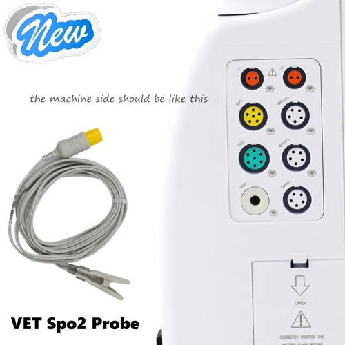 Veterinary tongue clip SPO2 Probe Sensor For CMS8000VET/6000VET Patient ...