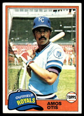 1981 Topps Amos Otis #585 Kansas City Royals Baseball Card | eBay