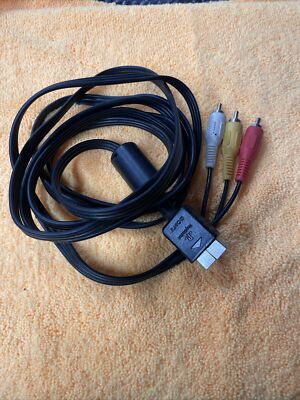 Genuine Sony OEM RCA AV Audio/video Cable For PlayStation PS1 PS2 PS3 ...