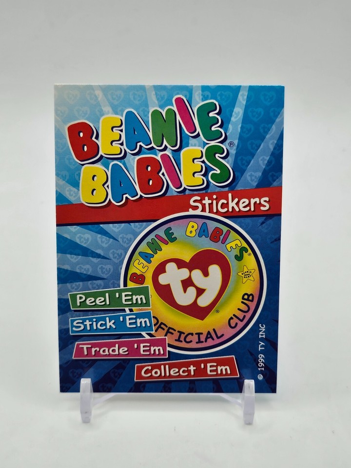 1999 TY Beanie Babies STICKER CARD "Series 3" Bessie Strut Squealer | eBay