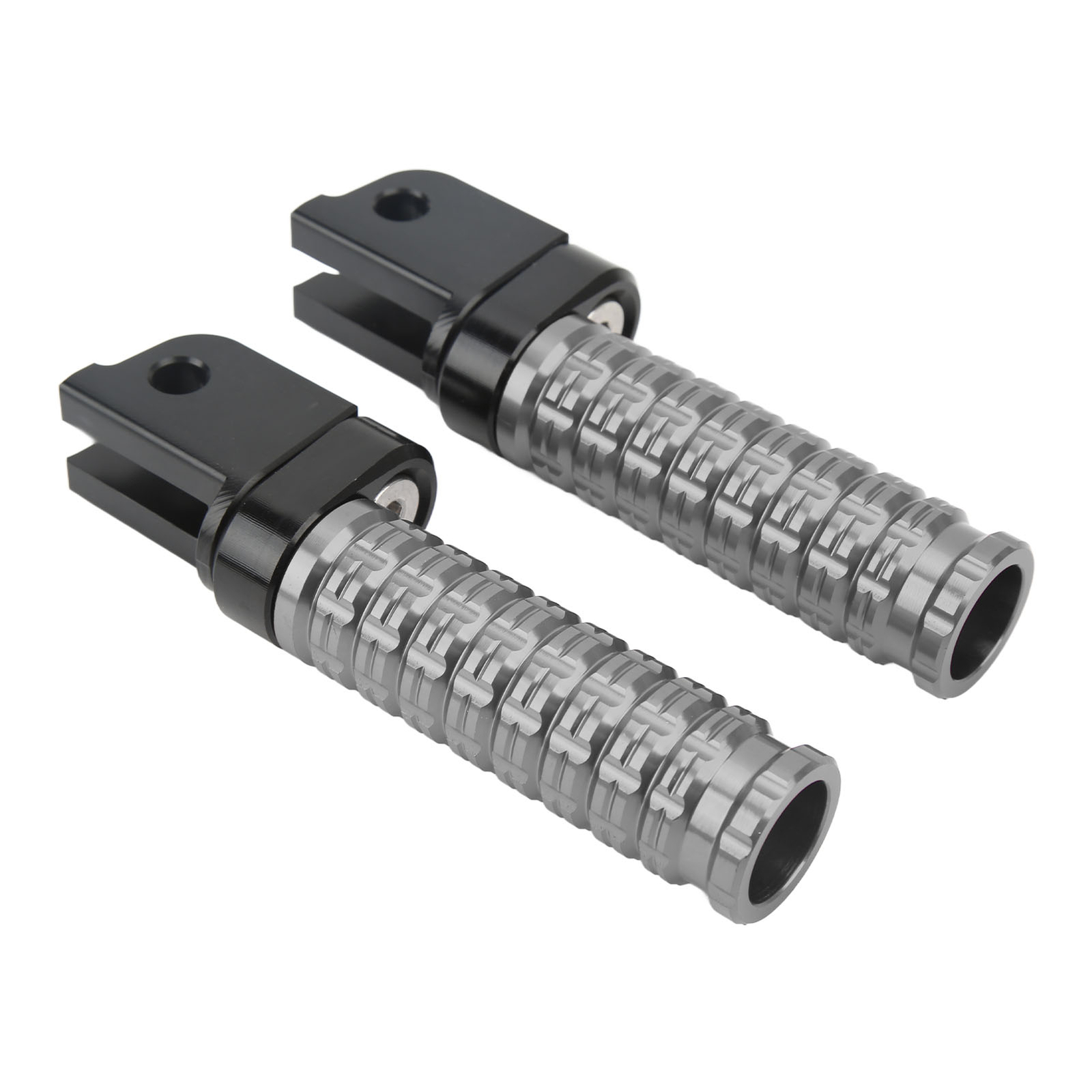 1 Pair Motorcycle Driver Foot Pegs Front Left Right Footrest Pedals ...