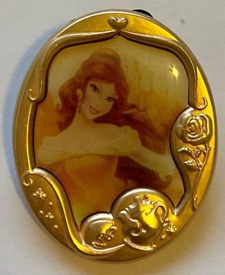 Disney Pin Princess Gold Frame Belle | eBay