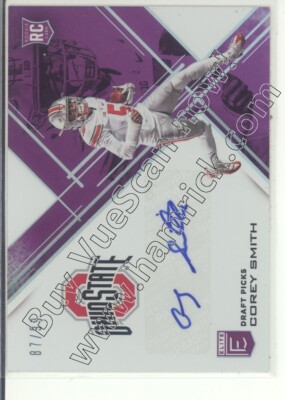 corey smith rc rookie draft auto autograph buckeyes ohio state college ...