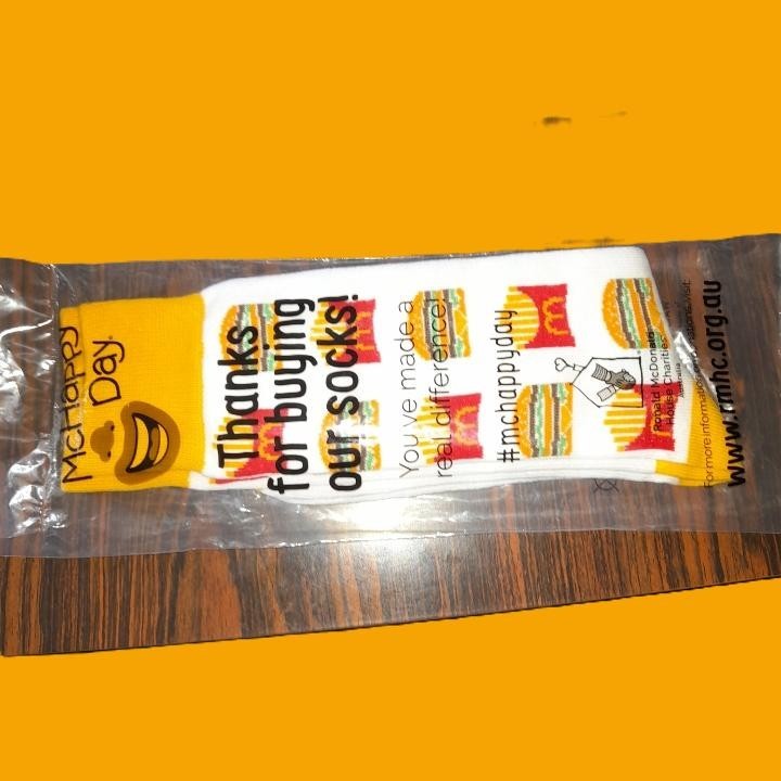 McDonald's McHappy Day Silly Socks Big Mac & Fries | Adult Size NIP ...