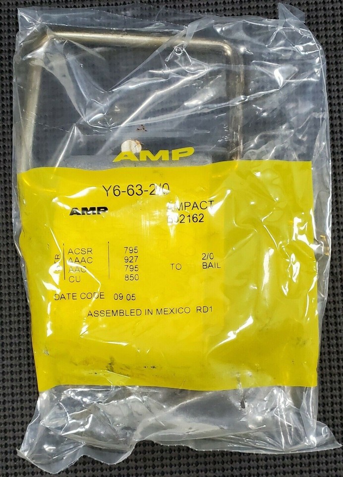 Tyco Amp Y6-63-2/0 Ampact 602162 Aluminum Stirrup Wedge Connector ...