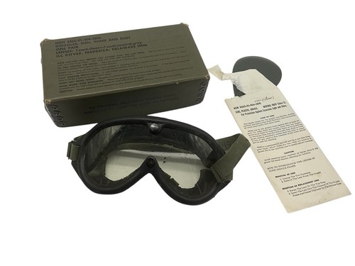 US Military GI Sun, Wind, and Dust" Goggles 8465010042893r With Dark ...