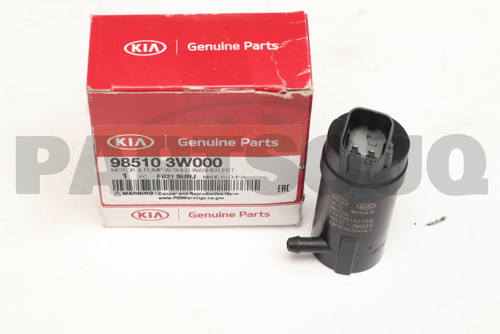 985103W000 Genuine Hyundai / KIA MOTOR & PUMP-W/SHLD WASHER,FRT | eBay.de