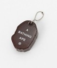 A BATHING APE BAPE APE HEAD Keychain Key Holder Brown Auth | eBay