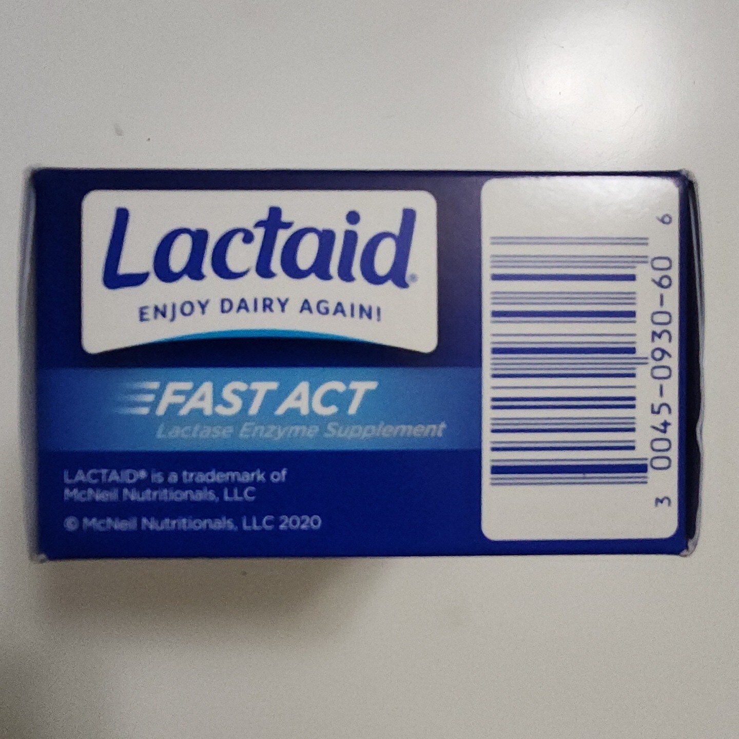 Lactaid Fast Act Lactose Relief Chewables Vanilla 60 Individual Packs ...
