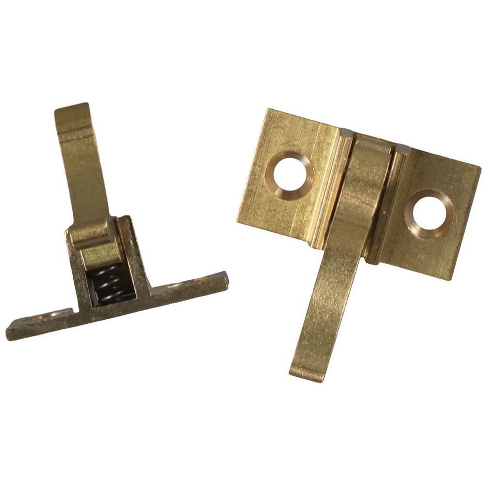 Screws Brass Elbow Latches Cabinet Door Window Catch Door Elbow Latch ...