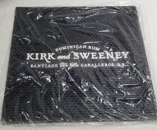 Rubber Bar Rail Gutter Spill Mat Dominican Rum Kirk + Sweeney Brand New ...