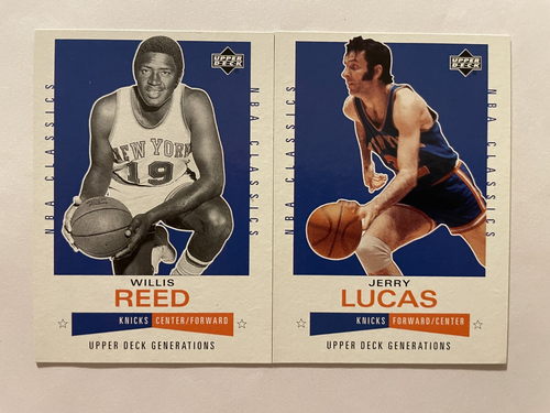 Lot of Two 2002-03 Upper Deck Generations Cards Willis Reed #101 and ...