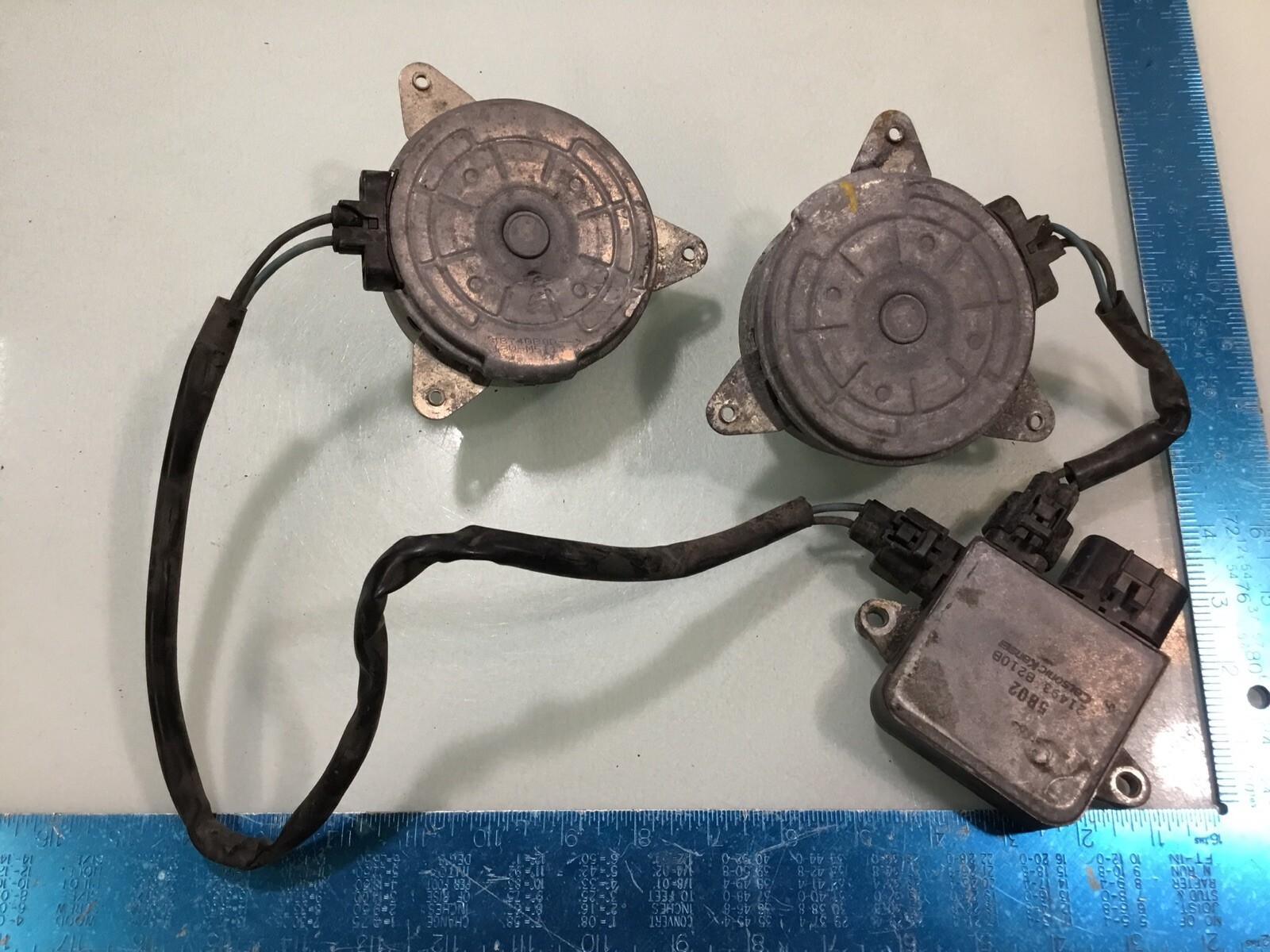 15 2015 Infiniti Q50 Cooling Fan Motor Set Of 2 W/ Module Relay A | eBay