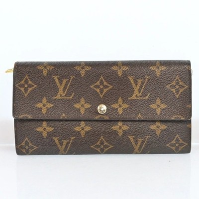 LOUIS VUITTON Monogram Portefeuille Sarah Long Wallet (Brown) | eBay