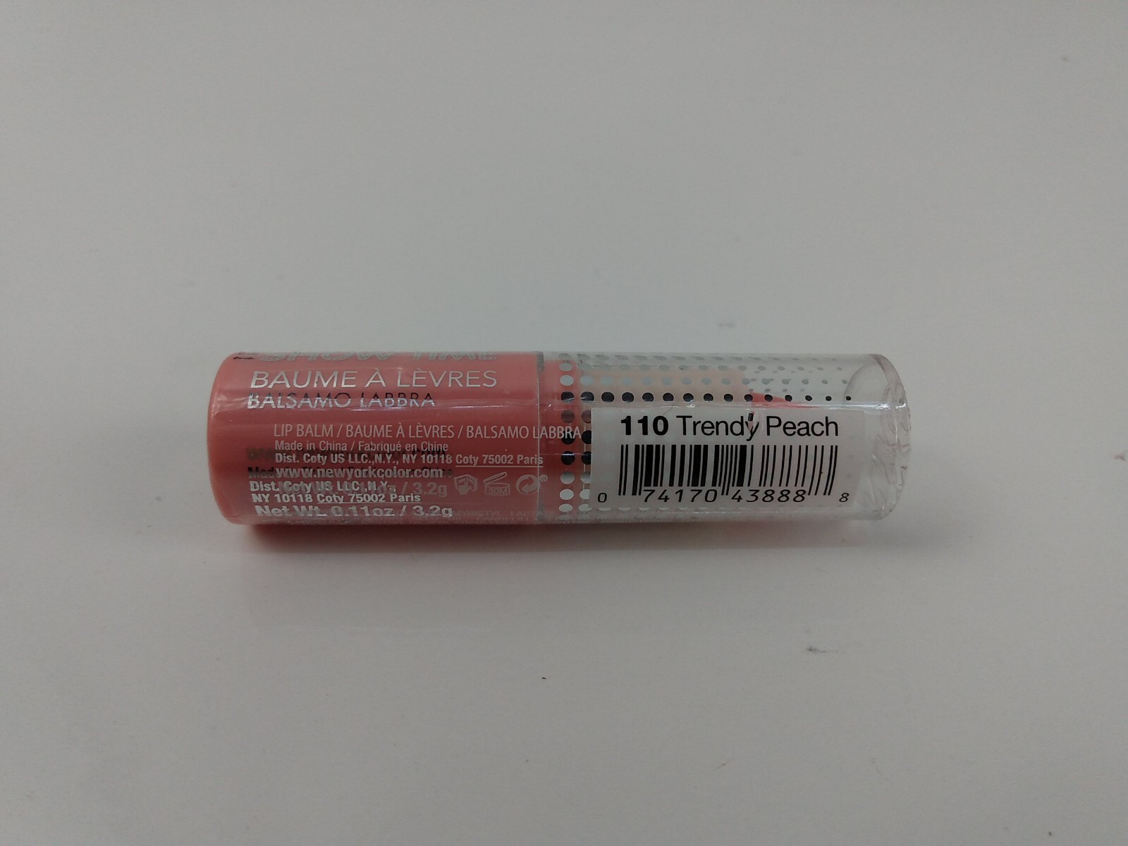 LOT OF 40 Wholesale NYC Show Time Lip Balm - # 110 Trendy Peach | eBay
