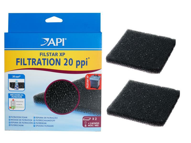 API Filstar Coarse Foam 20ppi 2 pk Fits All Rena And API Filstar ...