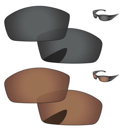 Lenslog Polarized Replacement Lenses For-Arnette Rage AN4025 - Multi ...