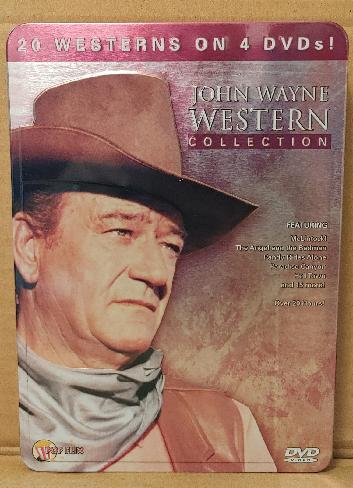 John Wayne Western Collection (DVD, 2009, 4-Disc Set, Tin Case ...