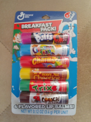 New Taste Beauty Lot 6Pack General Mills Cereal Flavor Lip Balms Gloss ...