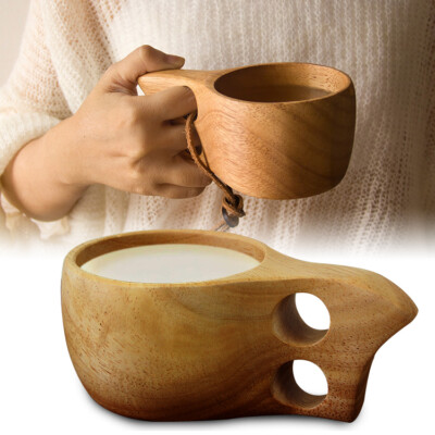 Handmade Wooden Cup Lapland Kuksa Tea Coffee Milk Drinking Mug Birthday ...