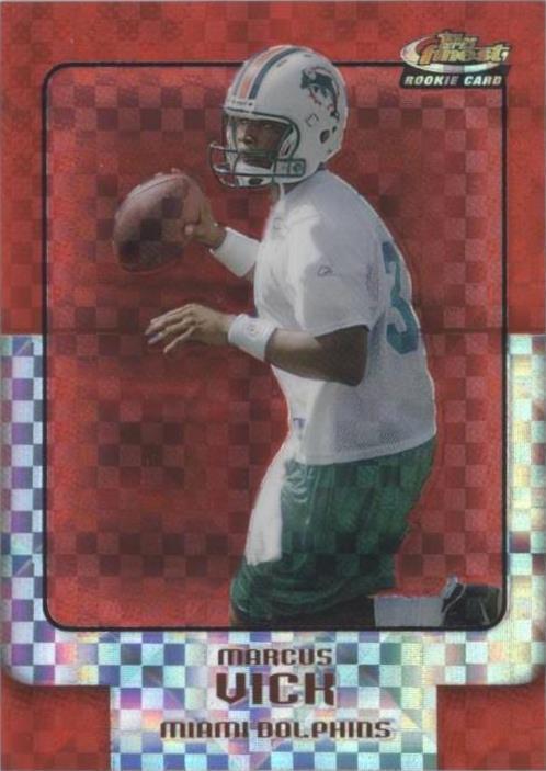 2006 Topps Finest - Marcus Vick #129 X-Fractor /250 (RC) for sale ...