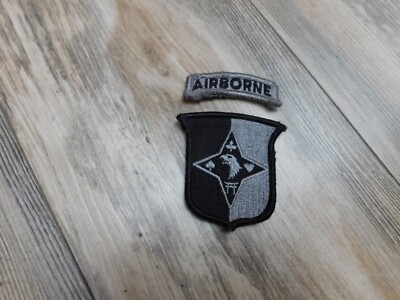 US ARMY ACU 101ST SUSTAINMENT BRIGADE EMBROIDERED PATCH TAB SET W ...