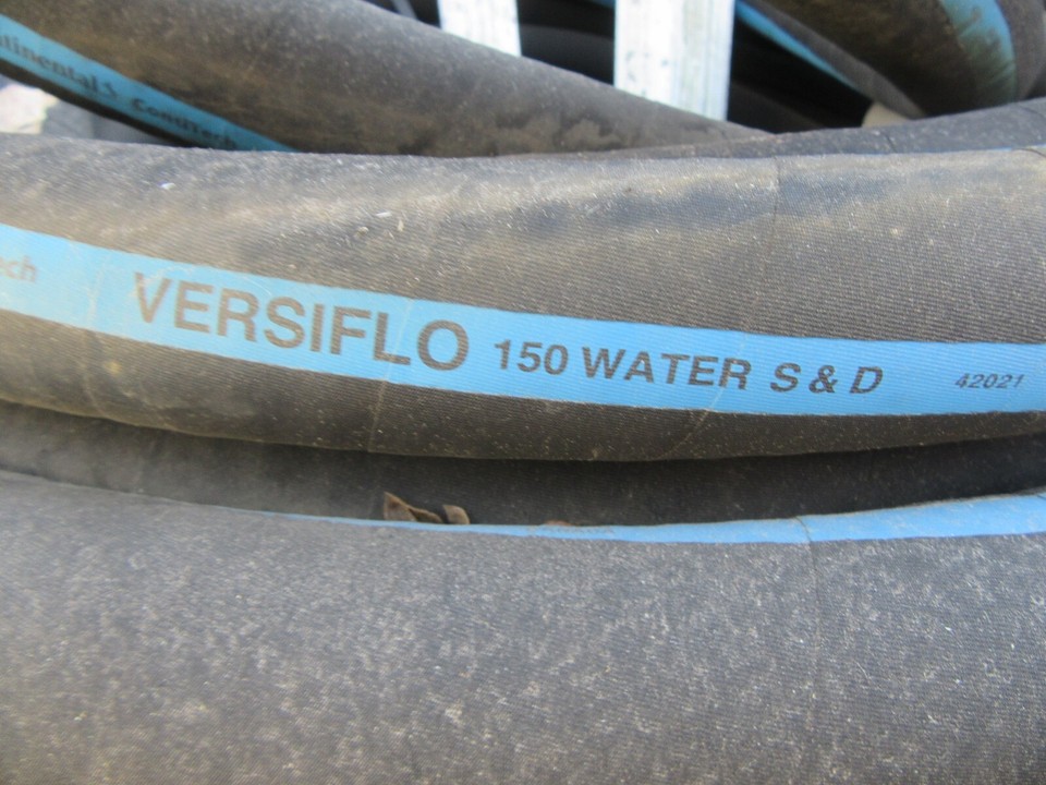 50` CONTINENTAL VERSIFLO 1.5" 150 PSI WATER HOSE W/ CAMPBELL QUICK ...