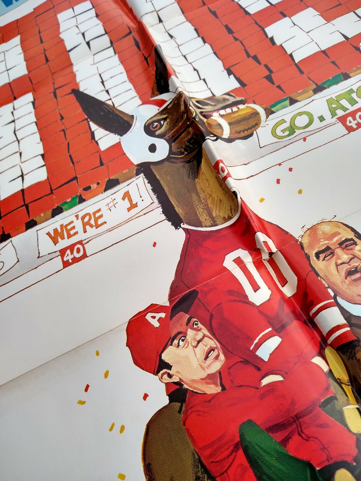 Gus Disney Donkey Football 1976 Vintage Original 1 Sheet Movie Poster ...