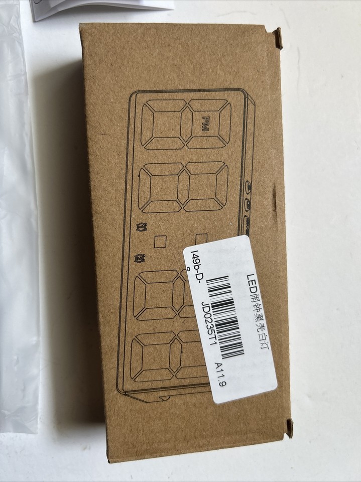 LED Digital Clock - Alarm - DS-6628 - OPENBOX | eBay