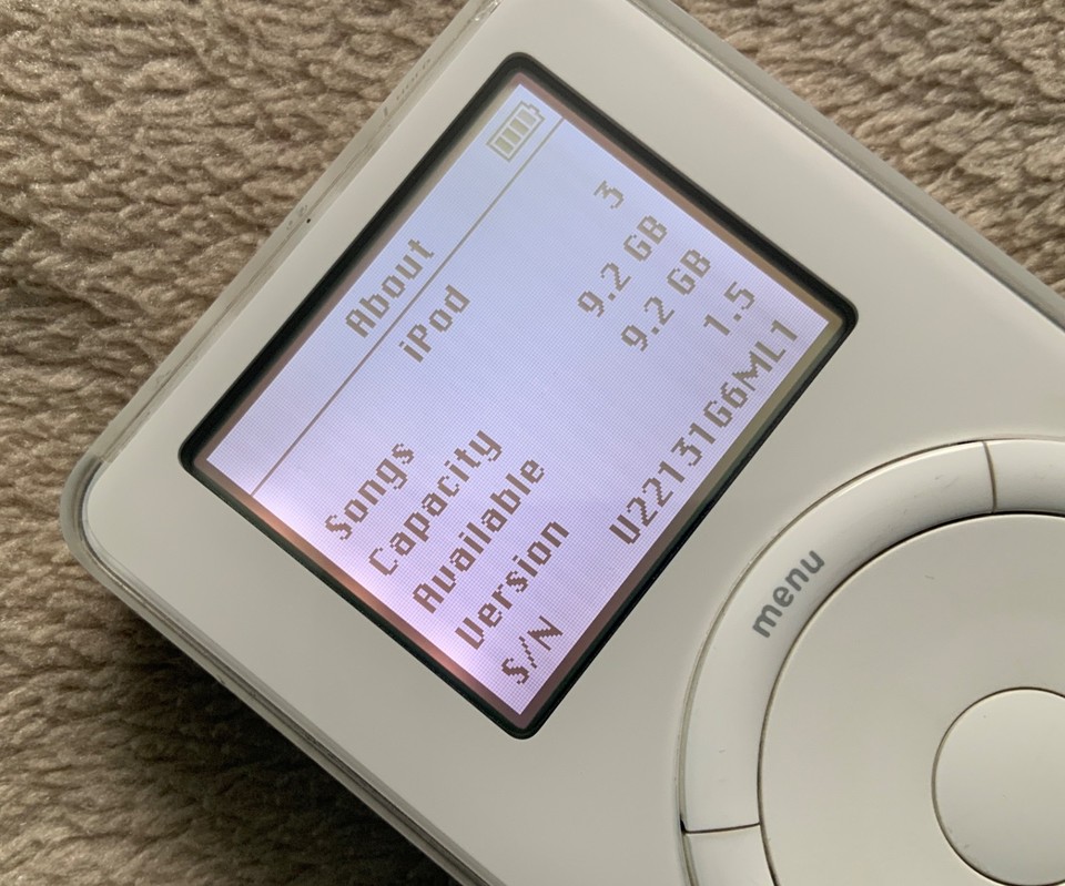 Apple iPod Classic 1st Generation 10GB ref.01C | eBay UK