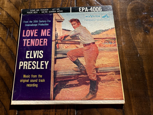 ELVIS PRESLEY - LOVE ME TENDER / 1956 RCA RECORDS 7" EP / VG+ VINYL / EPA-4006 | eBay