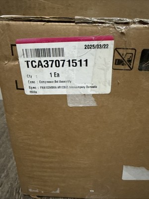 LG COMPRESSOR TCA37071511 , TCA37032002 , FMA102NBMA NEW, SAME/NEXT DAY ...