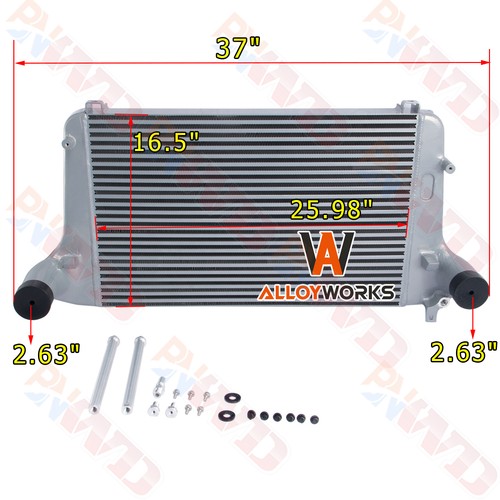 Silver Front Mount Turbo Intercooler For 2020-2023 2022 Ford Explorer ...