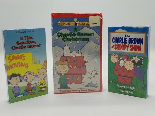 A Charlie Brown Christmas - Is This Goodbye Charlie Brown? & 1 More VHS ...