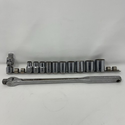 CRAFTSMAN =V= SERIES 12 PIECE 1/2" DRIVE SOCKET & BREAKER BAR SET USA | eBay