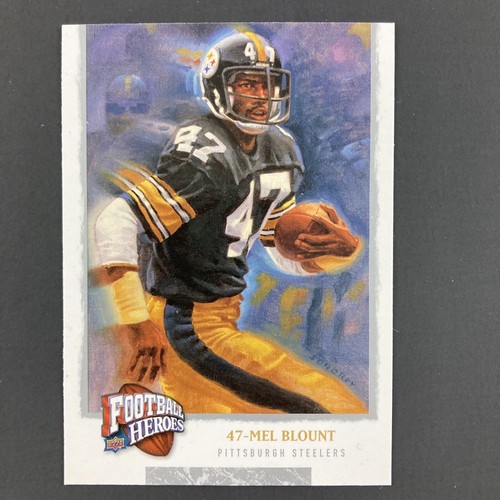 Mel Blount 2008 Upper Deck Football Heroes Card #219 NFL Pittsburgh ...