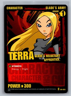 Teen Titans CCG Terra Slade's Reluctant Apprentice #CH-055 Card TCG | eBay
