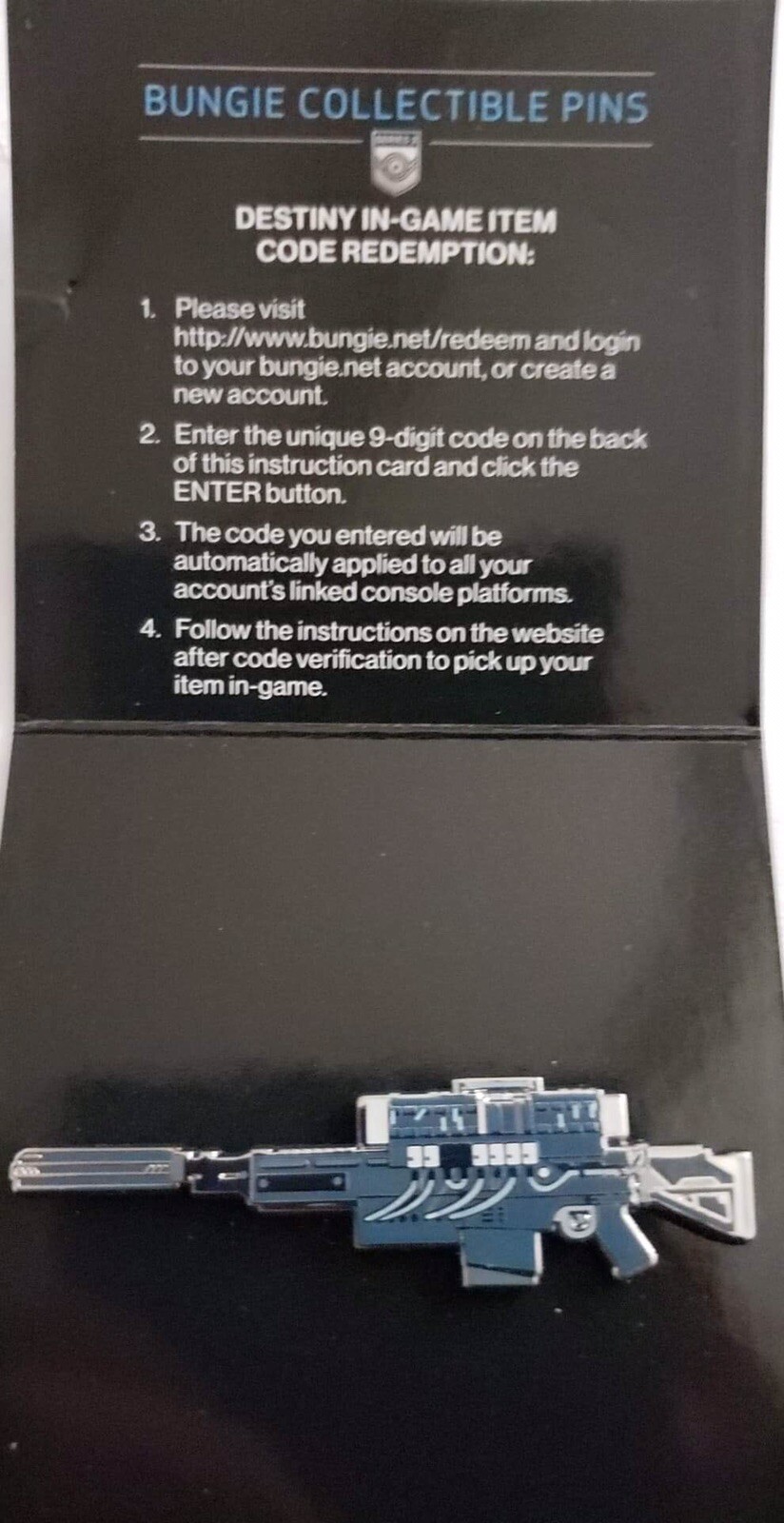 Destiny 2 Darci Collectible Pin (NO EMBLEM CODE INCLUDED!!) | eBay