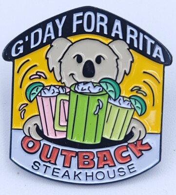 Outback Steakhouse pins G'DAY FOR A RITA Facebook pin pal VG | eBay