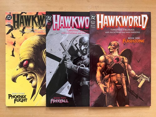Hawkworld 1 2 3 DC Comics 1989 Truman Complete mini-series Hawkwoman ...
