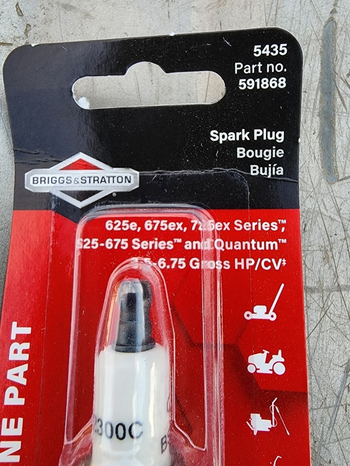 Briggs & Stratton 5435 Replacement Spark Plug Part #591868 | eBay