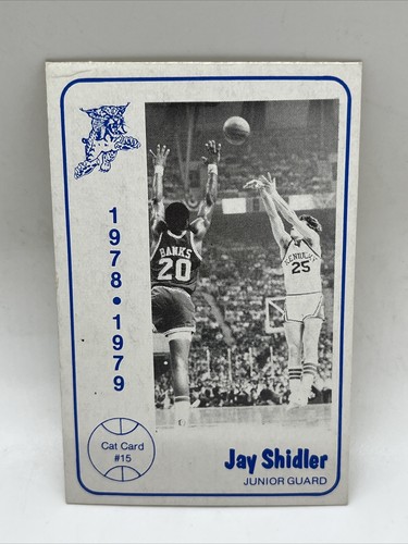 Jay Shidler 1978-79 Kentucky Wildcats Basketball Card Foodtown Food ...