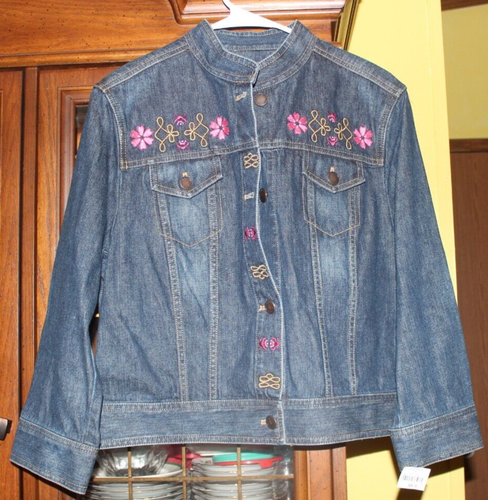 JONES WEAR JEANS DENIM JACKET-SIZE XL-NWT | eBay