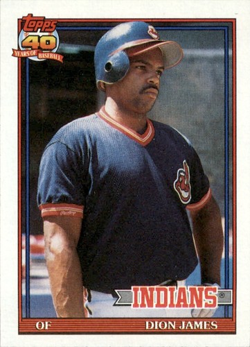 1991 Topps Dion James Cleveland Indians #117 | eBay