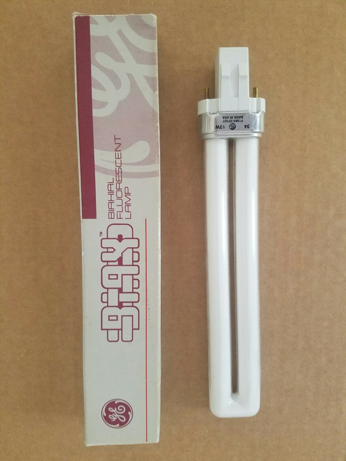 GE Biaxial Fluorescent Lamp Bulb F13BX/SPX27 13W New | eBay
