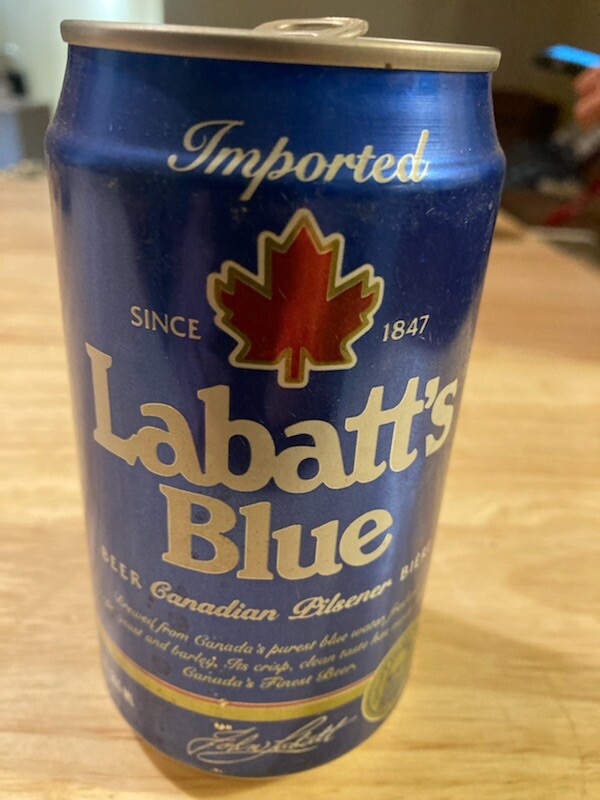 Labatt’s Blue Vintage Beer Can ( empty) | eBay