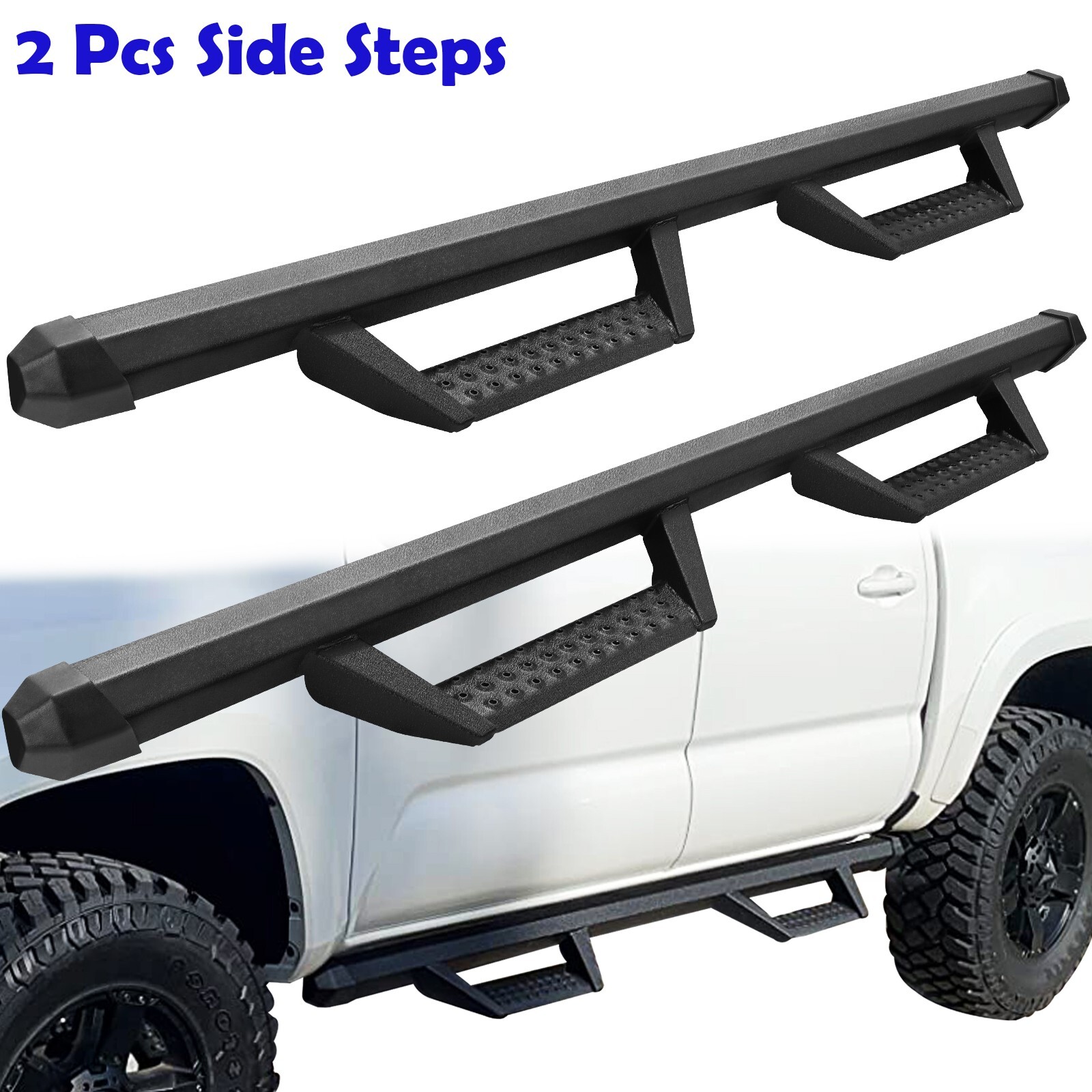 For 07-18 Chevy Silverado 1500 Double Cab 3" Drop Running Boards Step ...