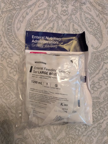 Enteral Nutrition Administration Gravity Via Bag Kit 1200ML | eBay
