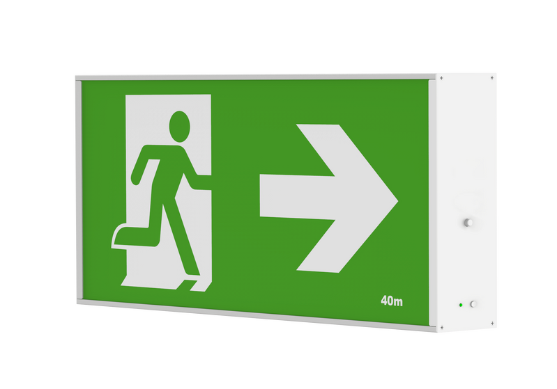 ILD XLED XEX40SML-D | Jumbo 5W Double Sided Ceiling or Wall LED Exit ...